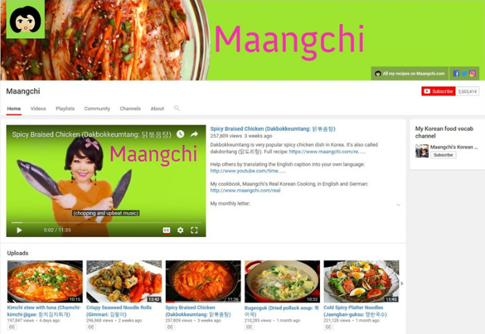 Maangchi: Kênh Youtube hàng đầu thế giới mà giới thiệu món ăn Hàn Quốc ...